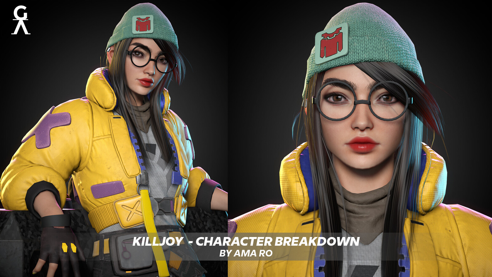 Games Artist - Killjoy - Character Breakdown - Ama Ro