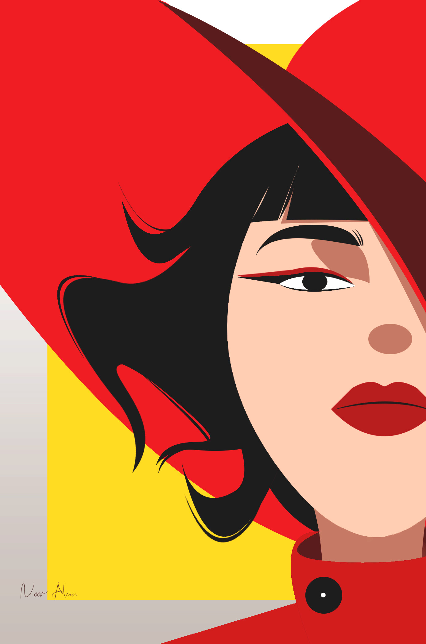 ArtStation - Flat Portrait