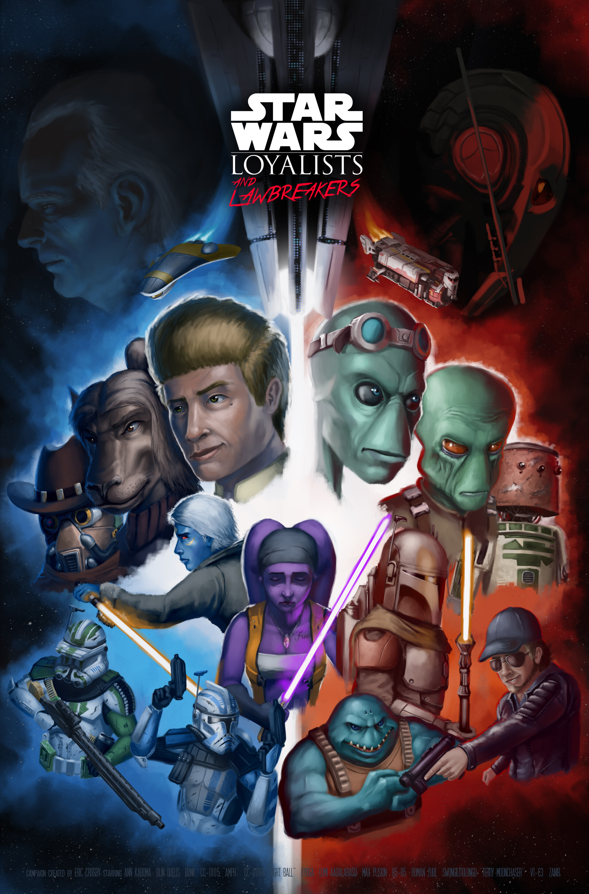 Brandon Chen - Star Wars: Loyalists and Lawbreakers Campaign Poster
