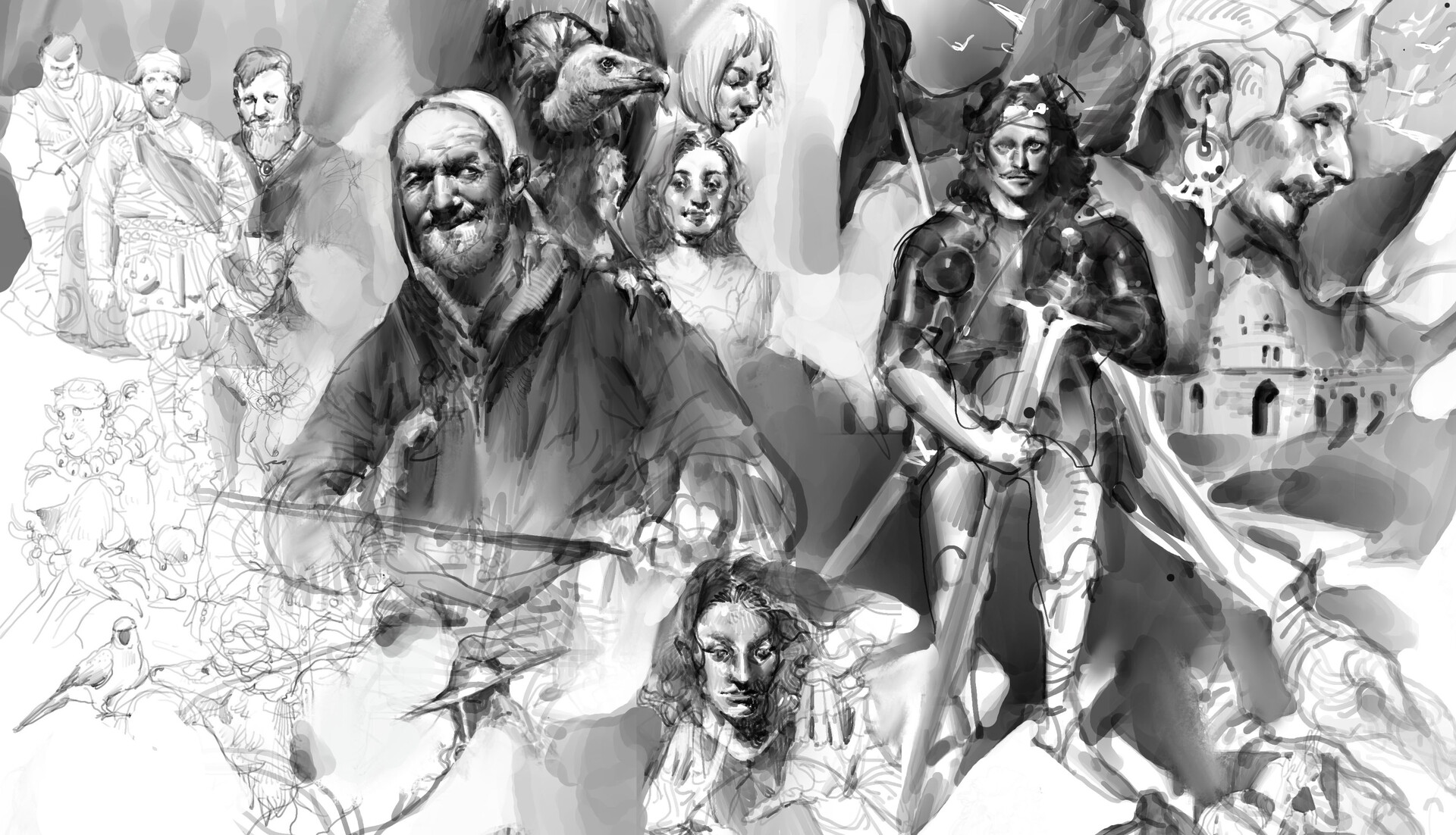 Entei Ryu - sketch practices recently