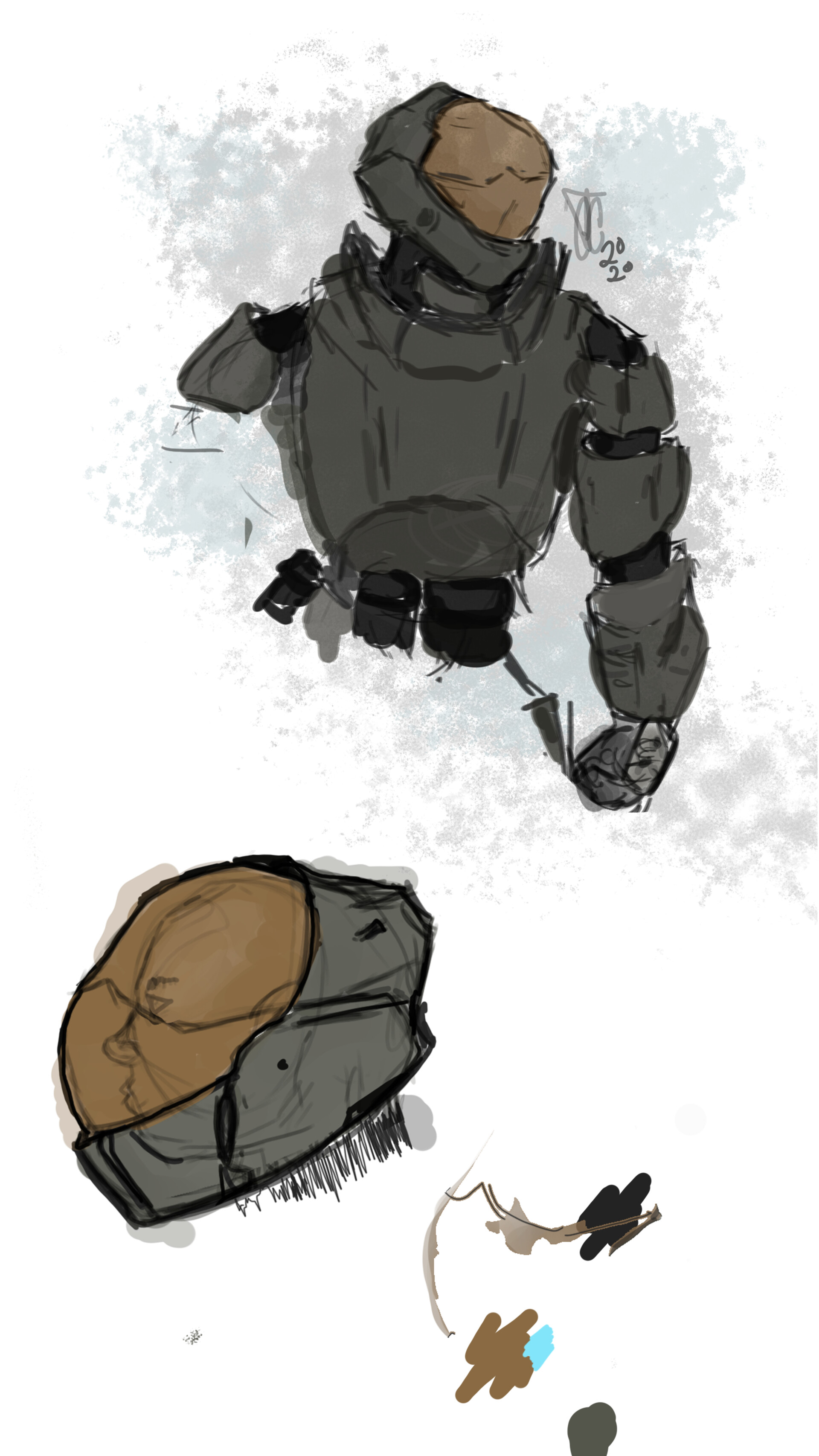 ArtStation - Halo SPI Sketch