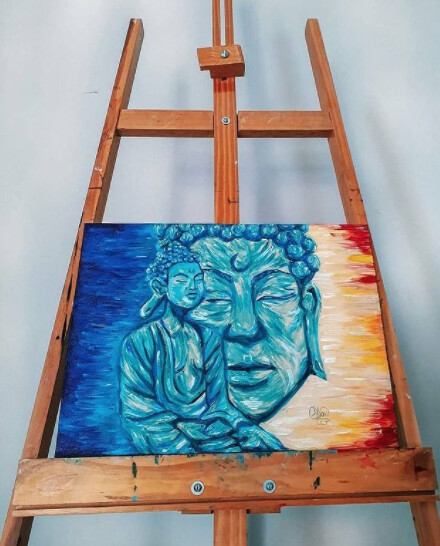 ArtStation - buda painting