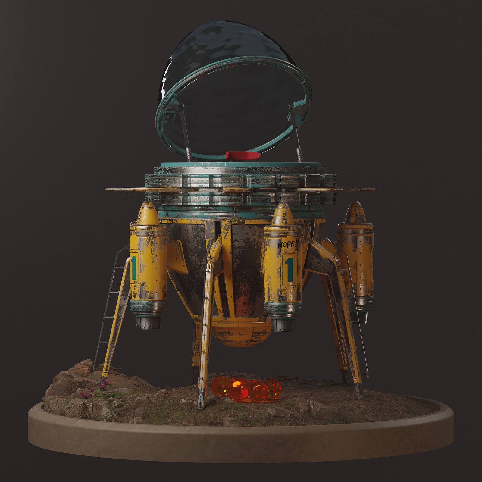 Calvin Williams - Dragonball Z - Trunks Time Machine Concept