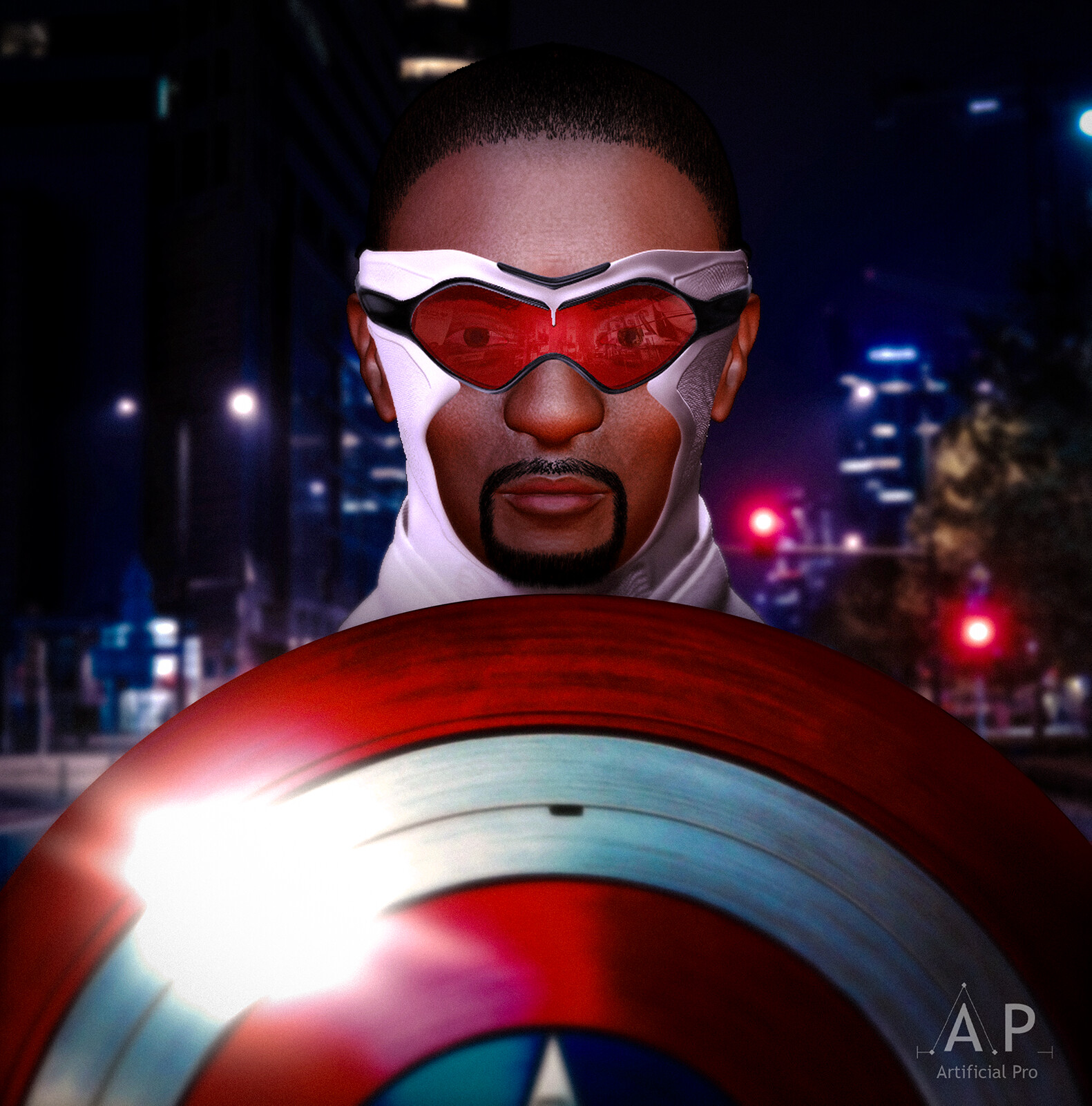 ArtStation - Sam Wilson - Captain America