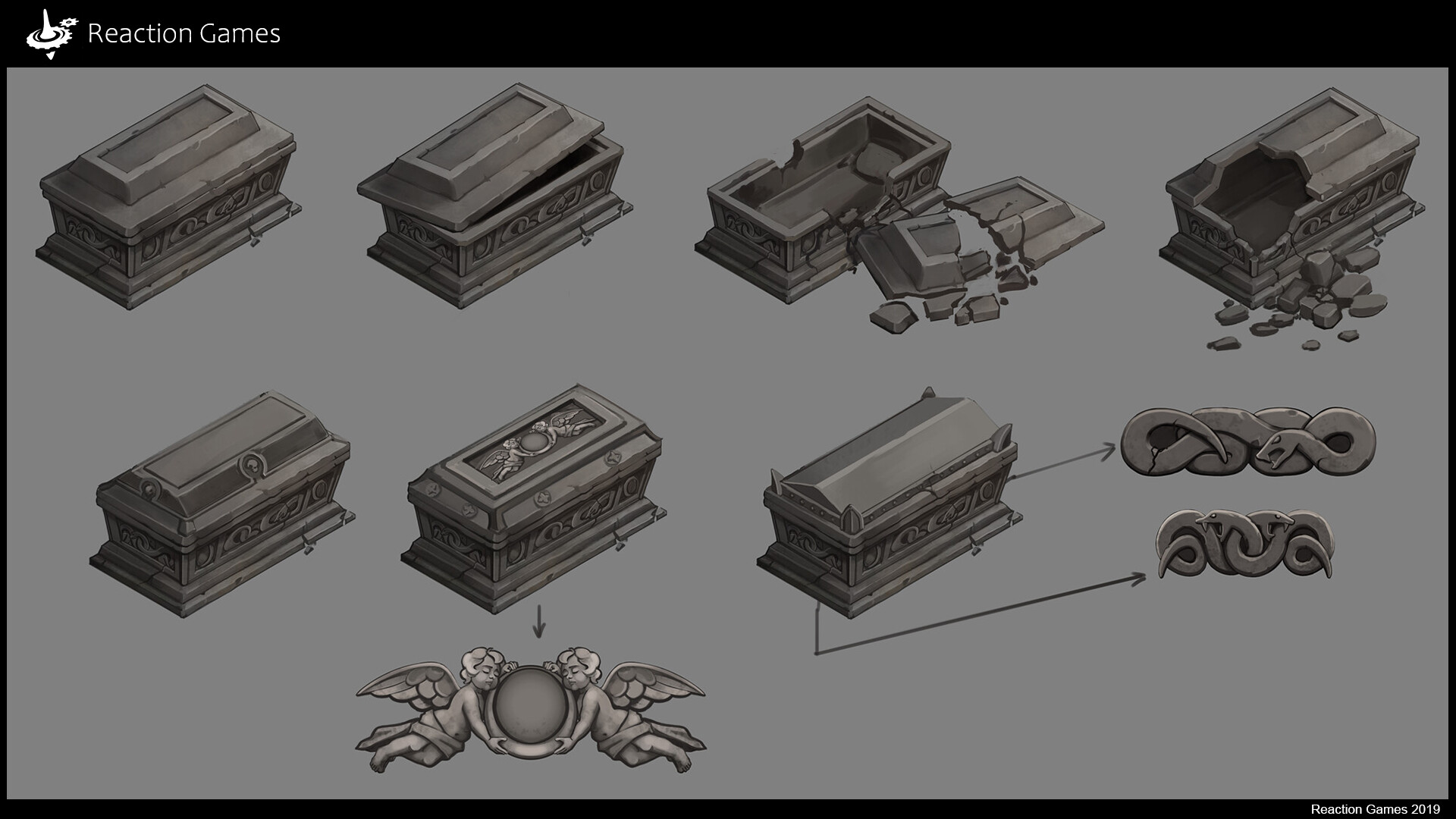 Reaction Games - Environment and prop concept art 1