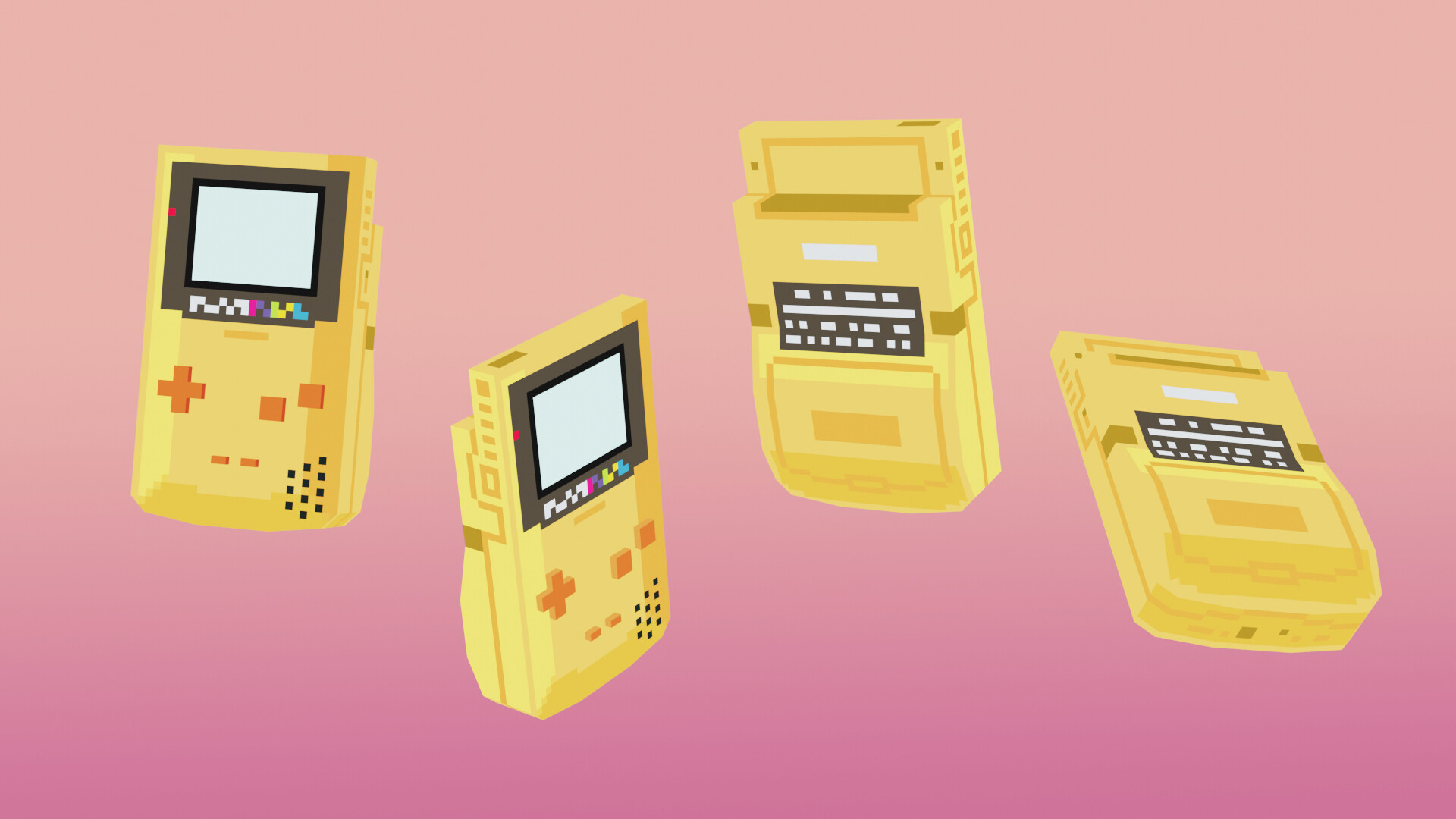 ArtStation - Pixel Gameboy