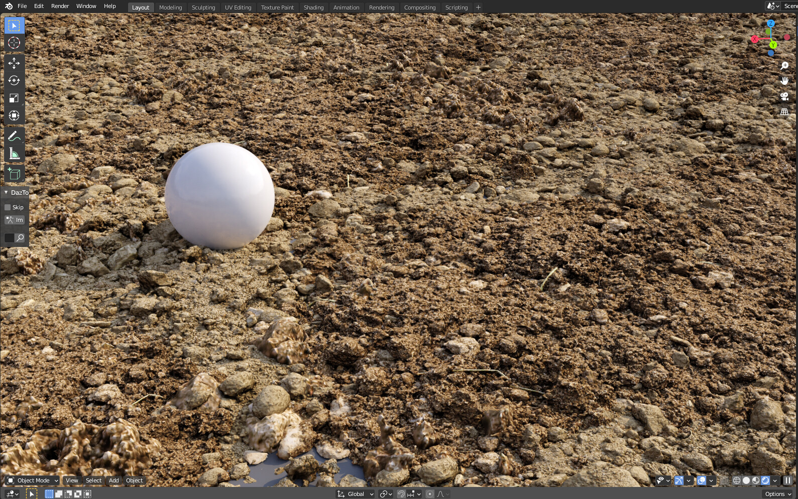 ArtStation - Geometry Nodes Blender 3D Example 08 - Agrarian Field 1