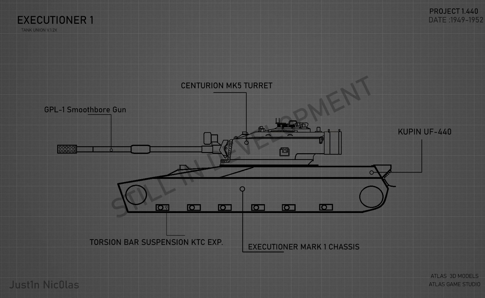 executioner tank drawing