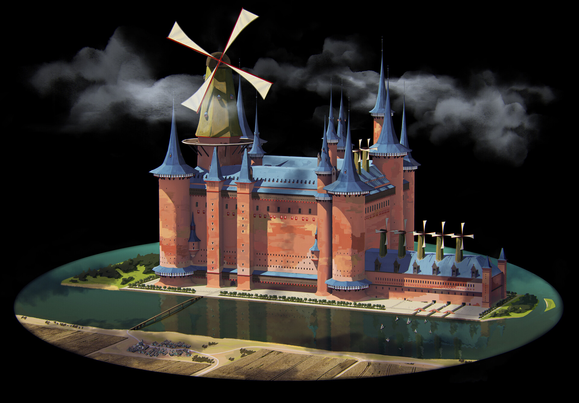 Oskar Robertsson-Smith - The Windmill Castle of the Miller Duke
