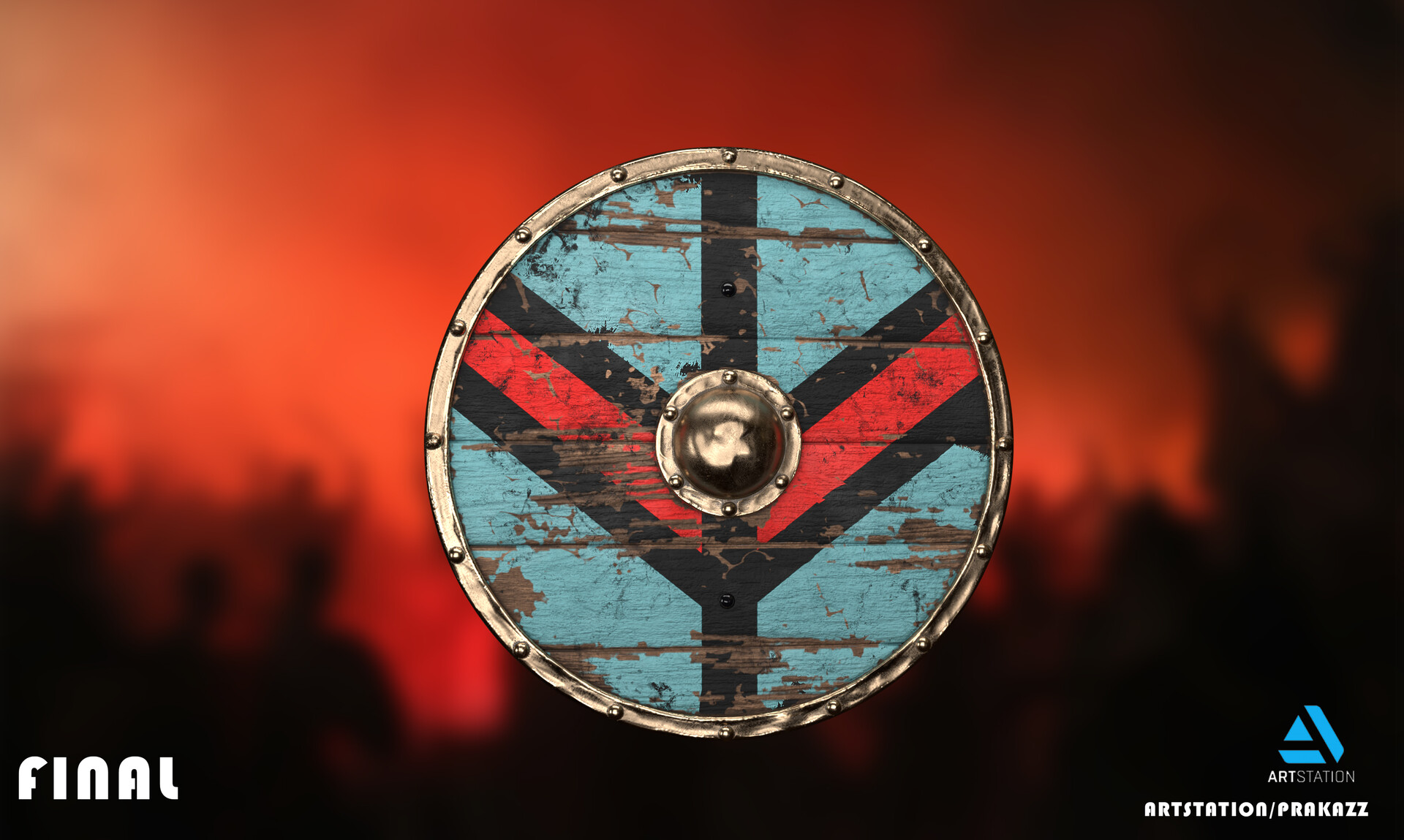 ArtStation - Viking shield 4K
