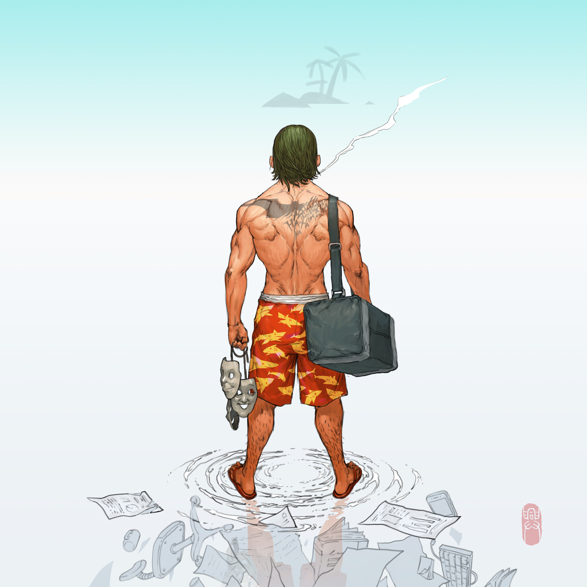 ArtStation - vacation guy