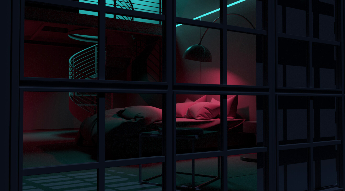 ArtStation - Low lights _ interior lighting exercise