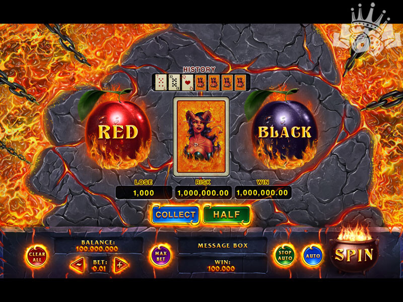 ArtStation - Gamble Game Design for the Hell Themed slot