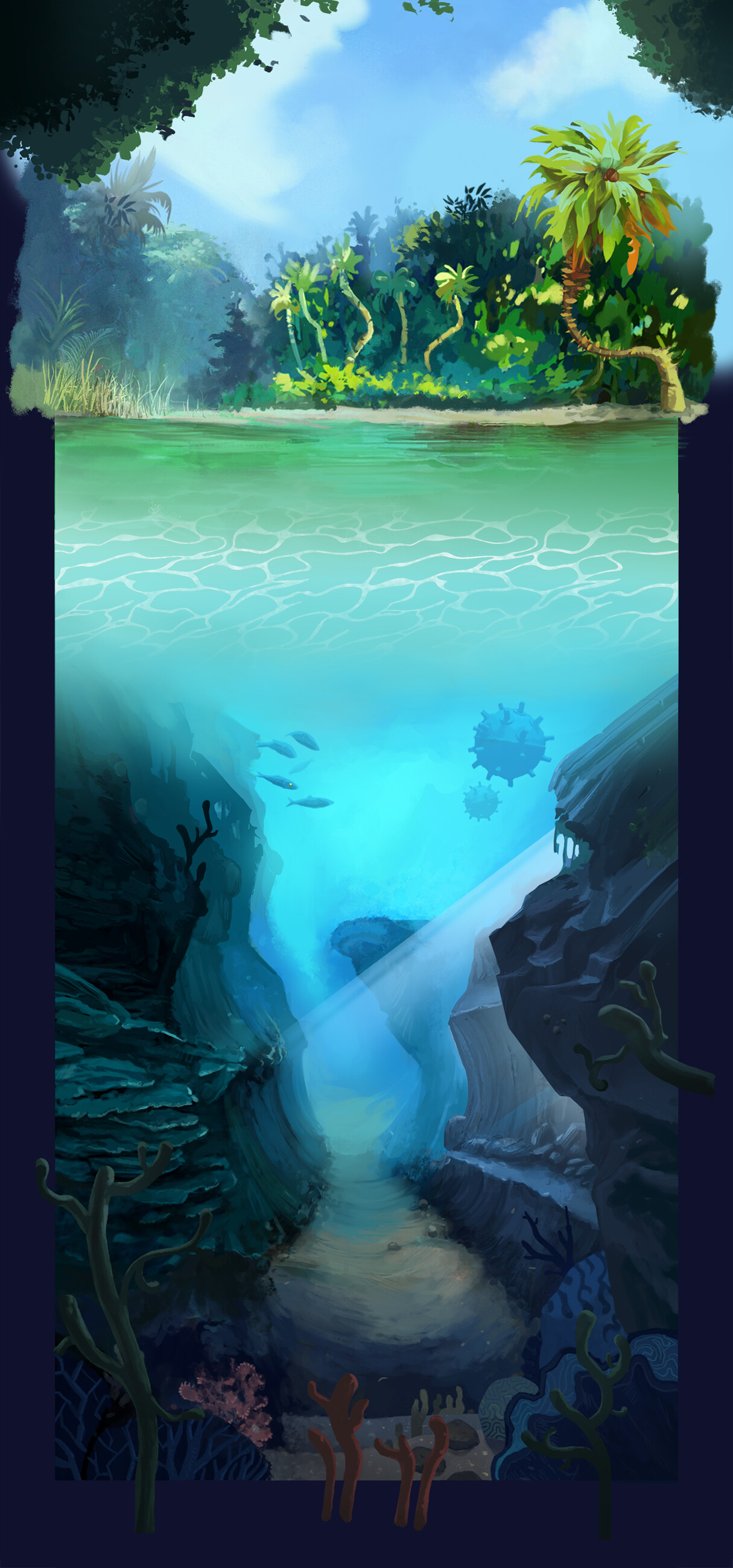 ArtStation - 2D environment (parallax effect)