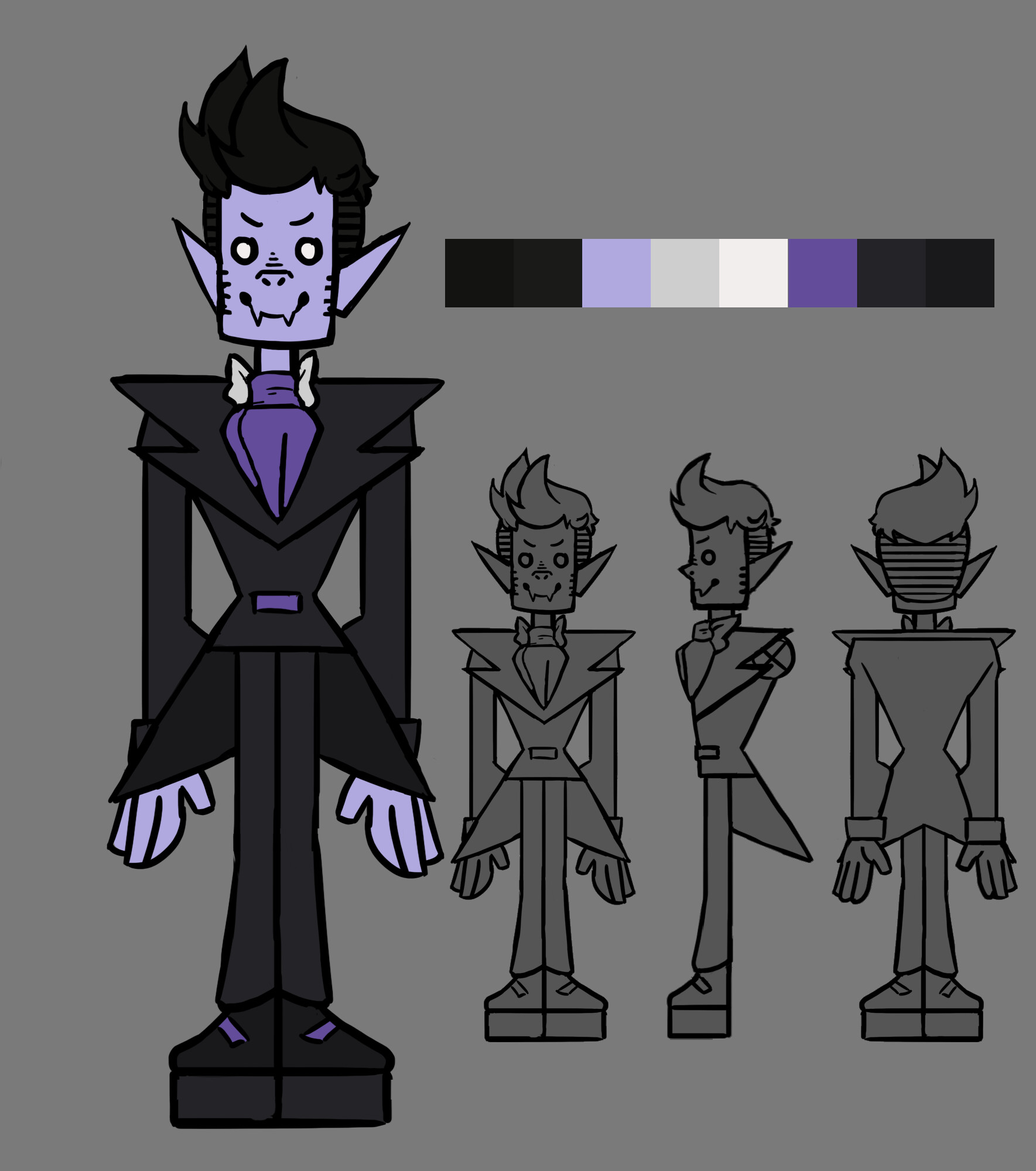 ArtStation - Vampire for Animation - School Project