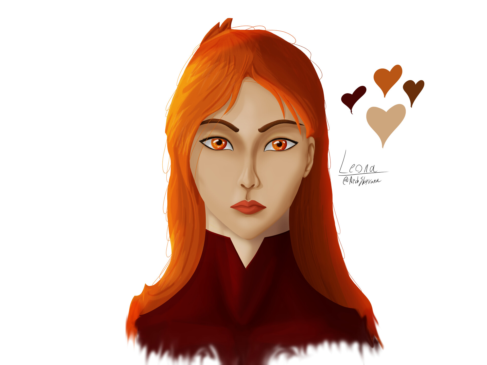 ArtStation - Leona Headshot