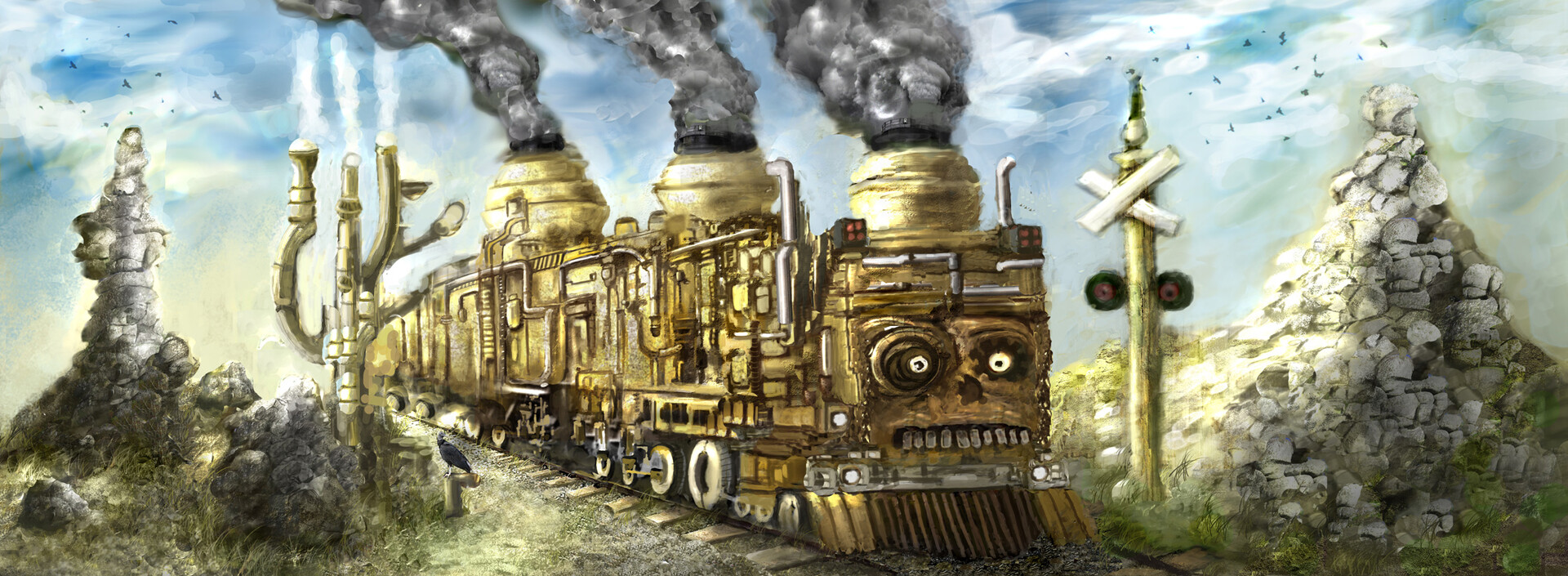 ArtStation - Letting Off Some Steam