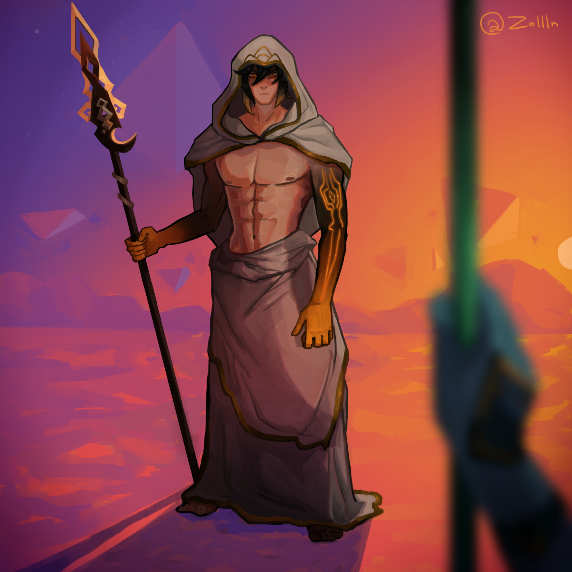 ArtStation - Rex Lapis and Adeptus Xiao