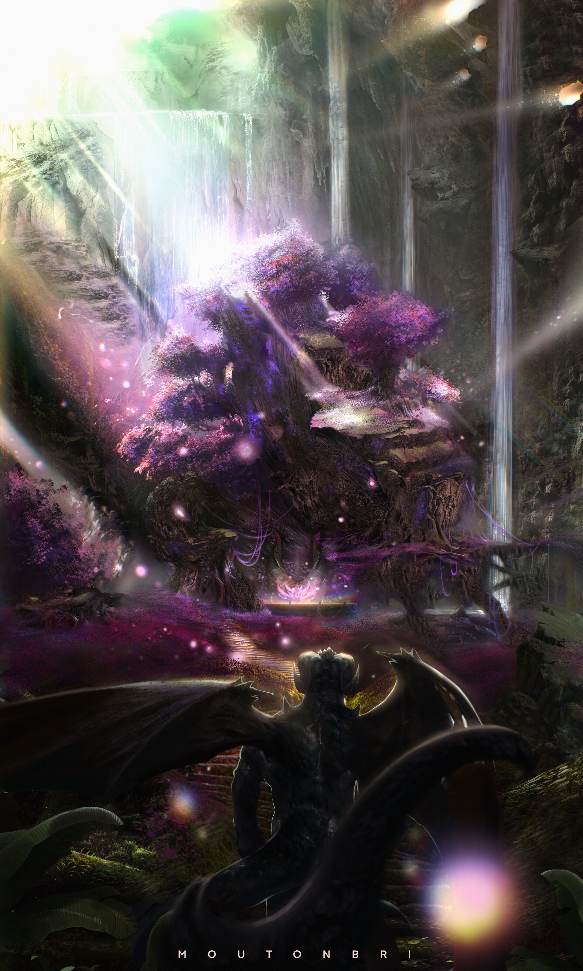 ArtStation - Dragon sacred grave