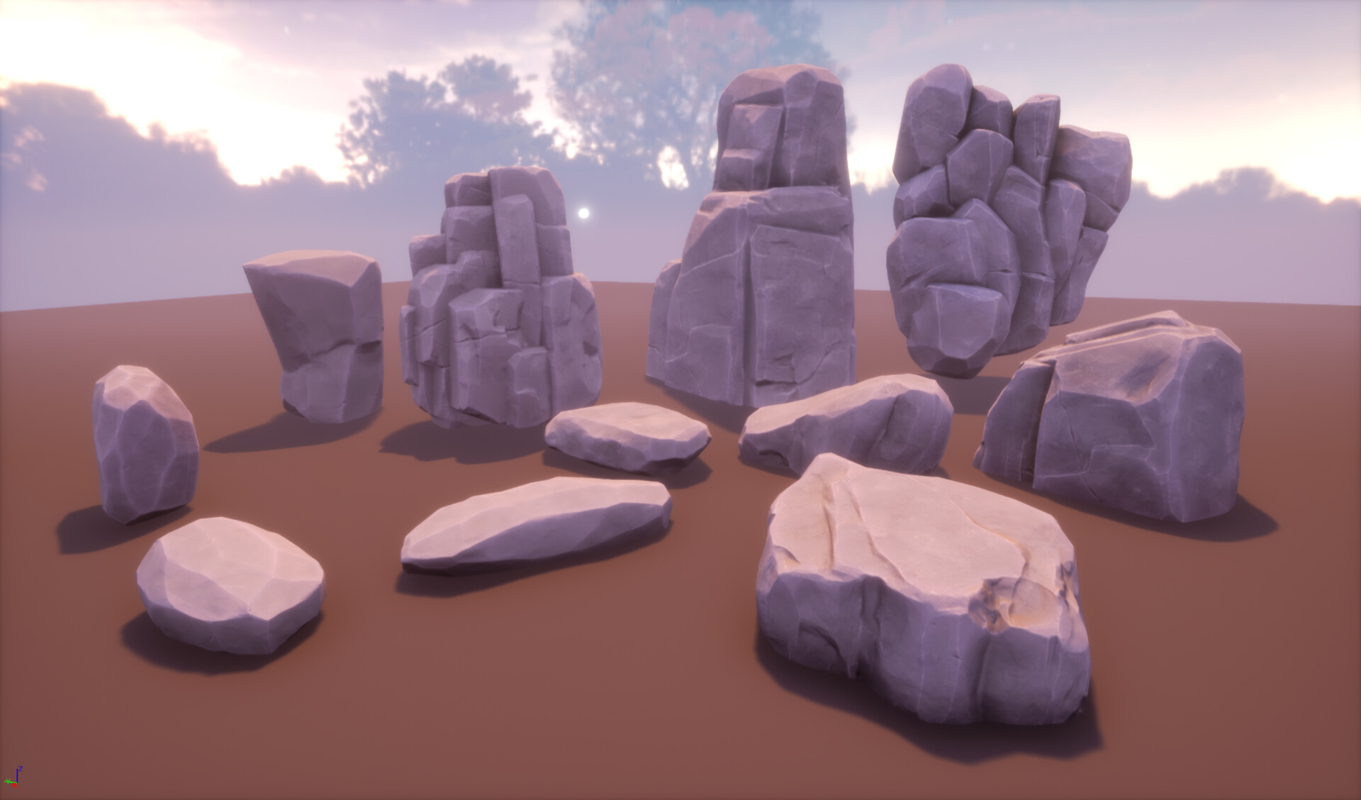 ArtStation - Woodlands - Rocks and Cliffs