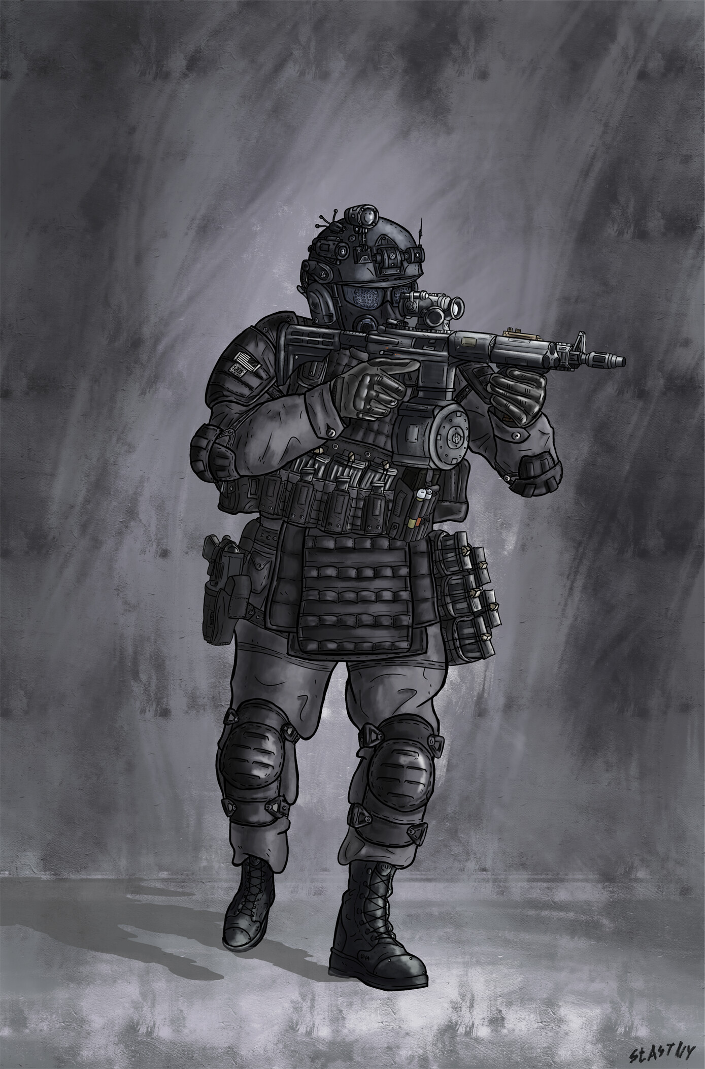 ArtStation - WW3 solider