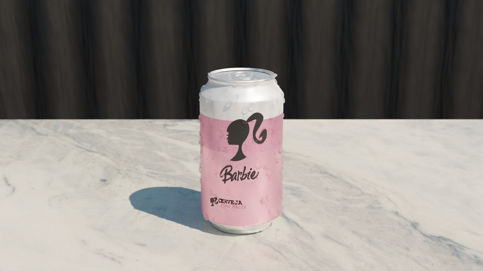 ArtStation - Barbie beer can