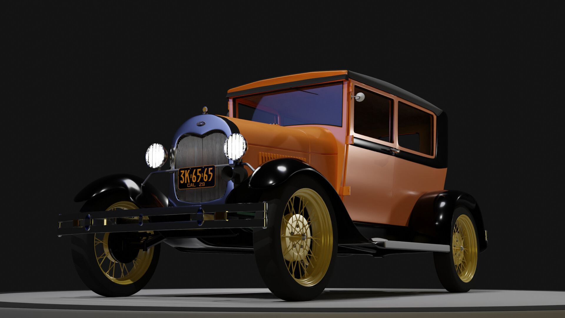 ArtStation - Ford Model A 1929