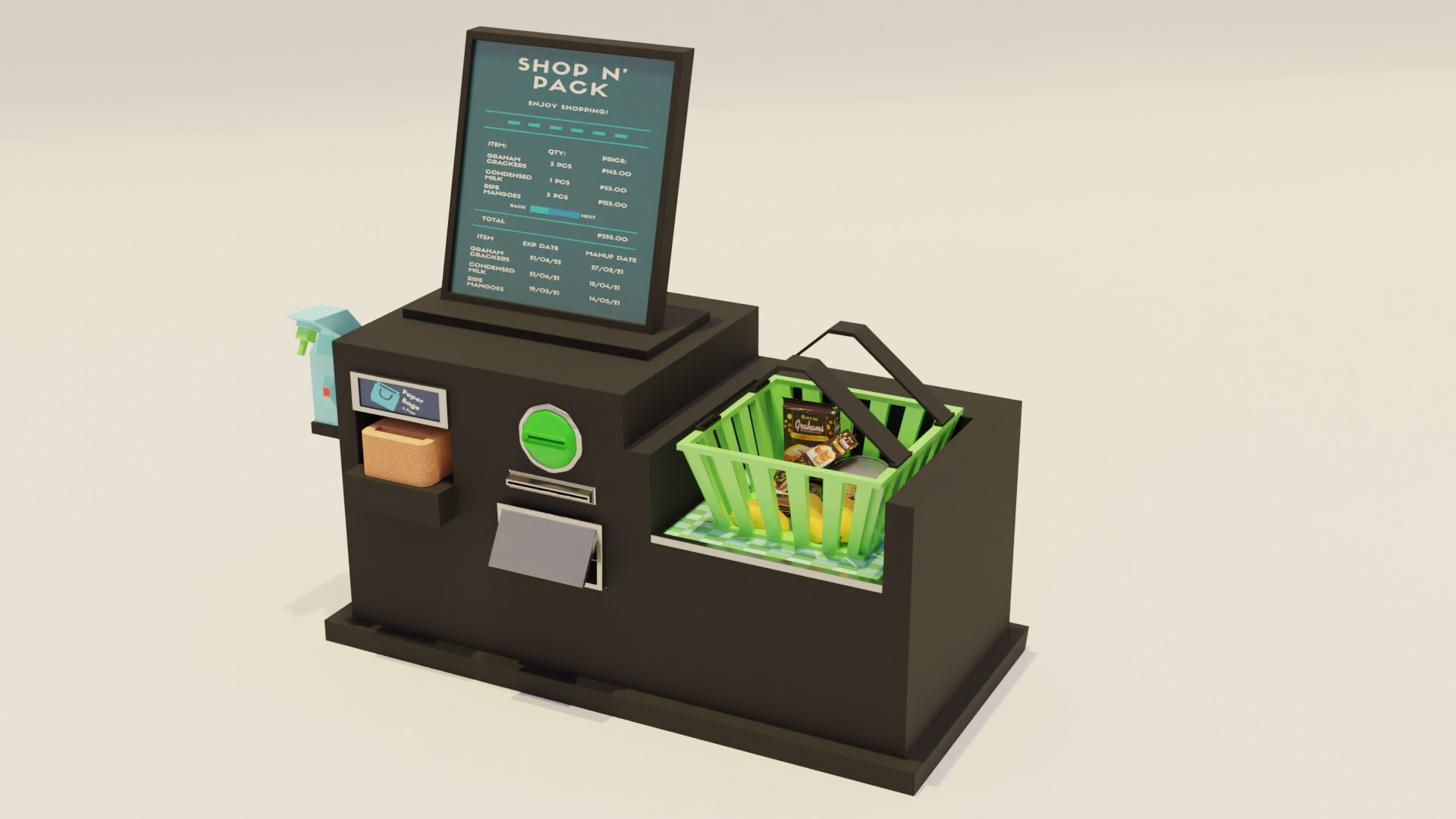 ArtStation - Shop N' Pack Automated Cashier System