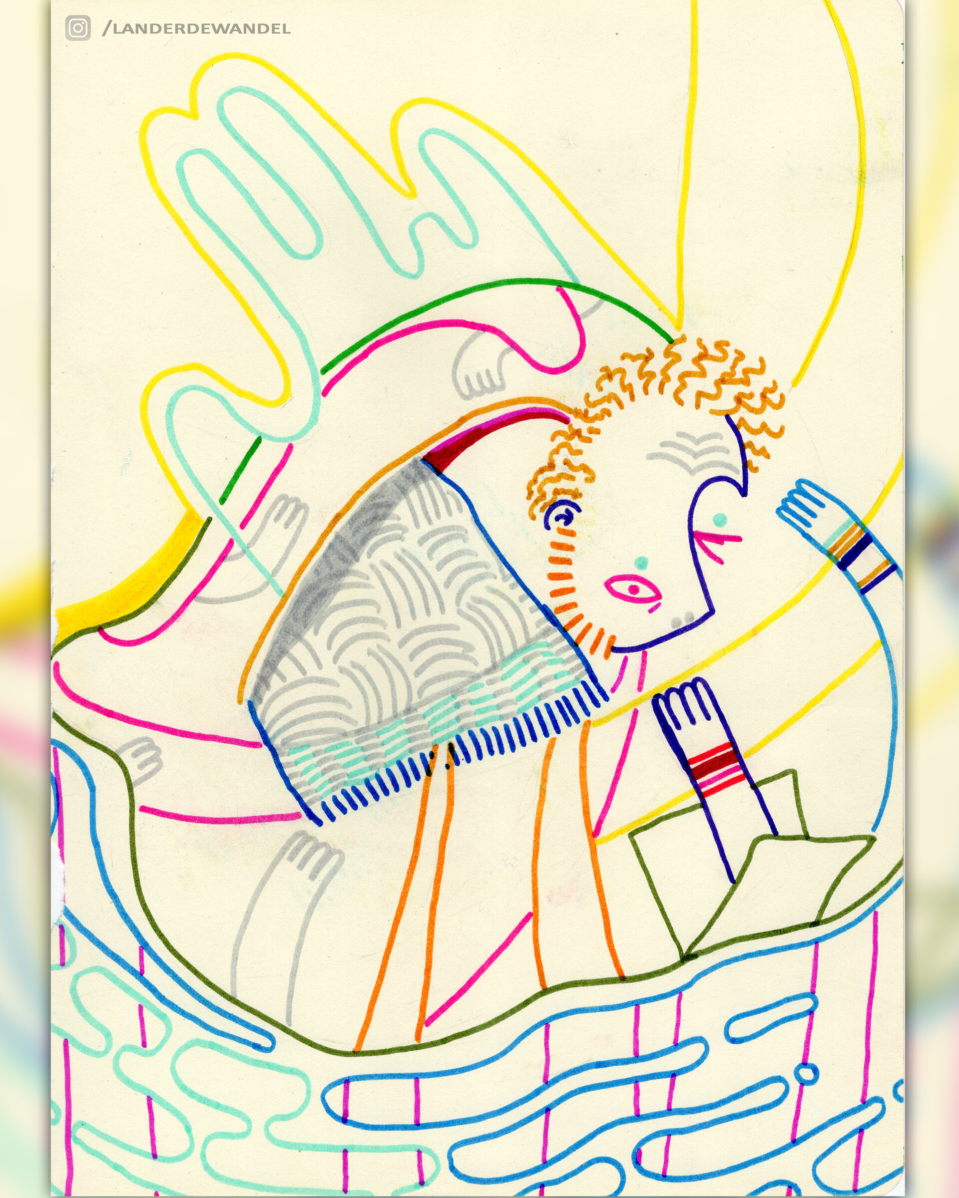 ArtStation - Traditional Line Drawing