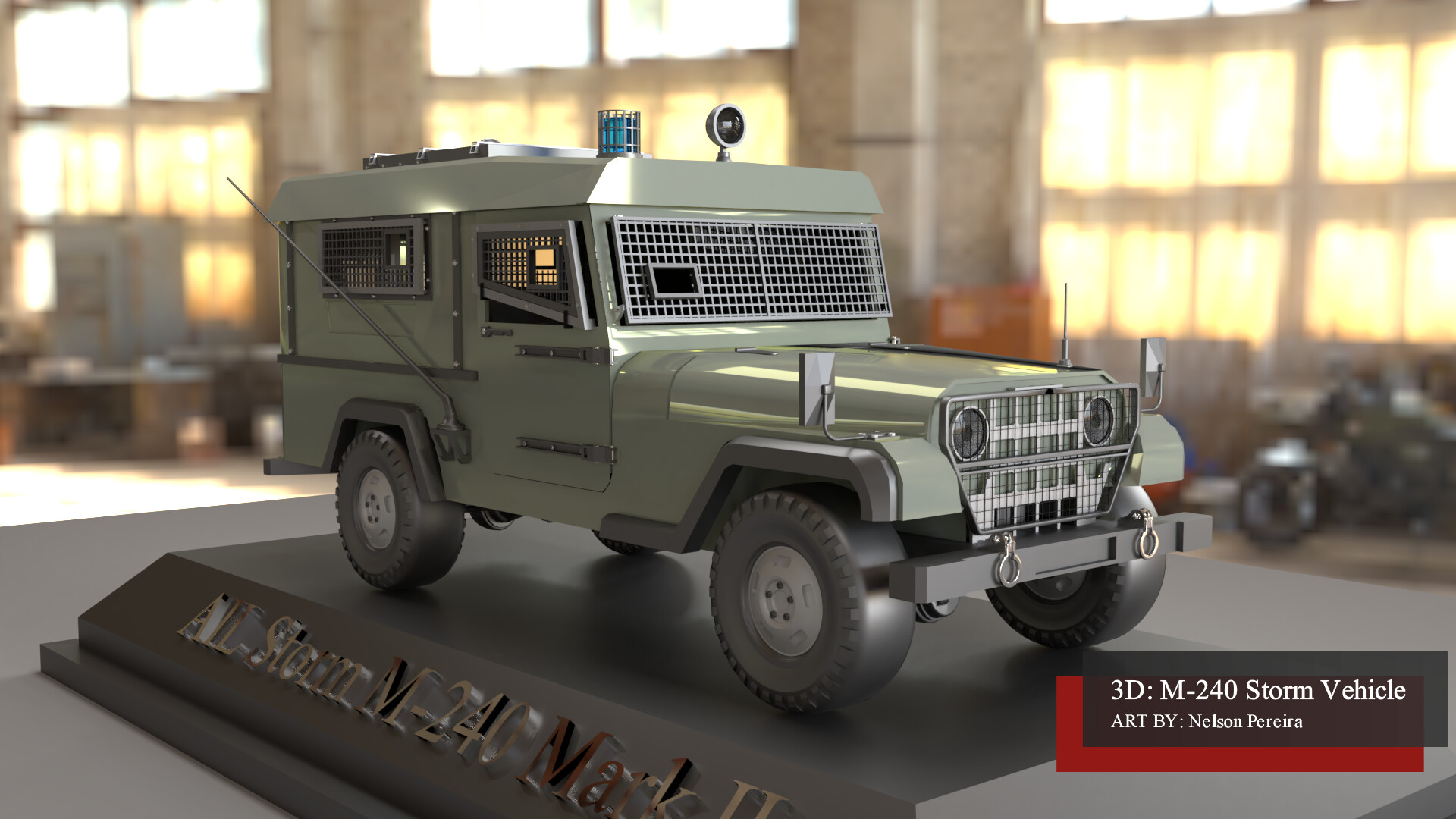 ArtStation - AIL Storm M-240 Mark II