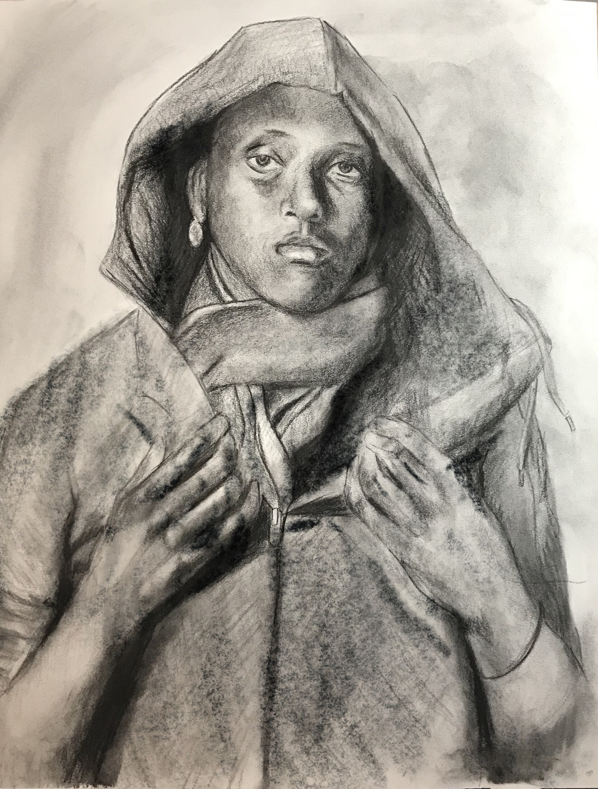 ArtStation - Charcoal figure study
