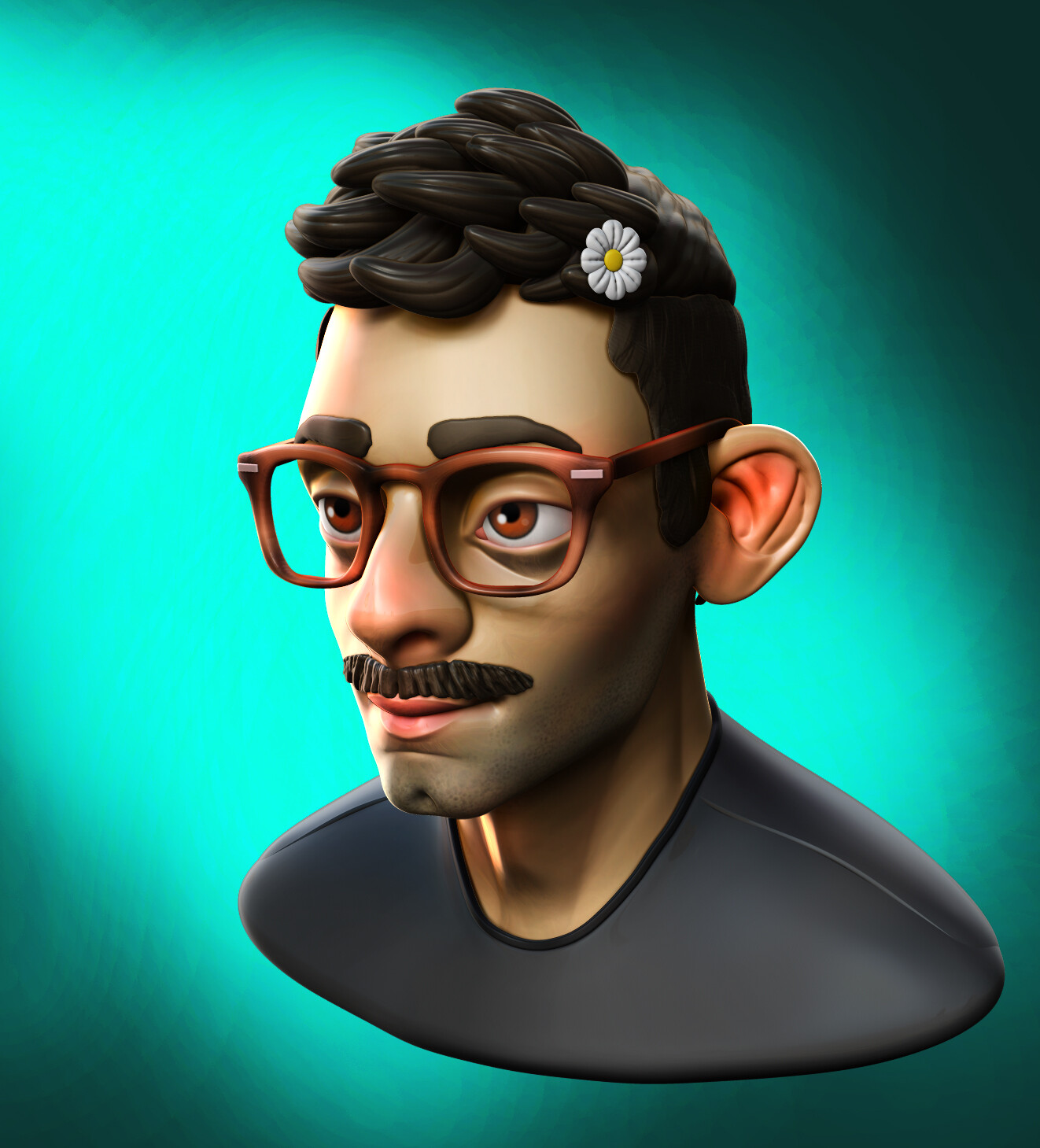 ArtStation - Chest Man Cartoon