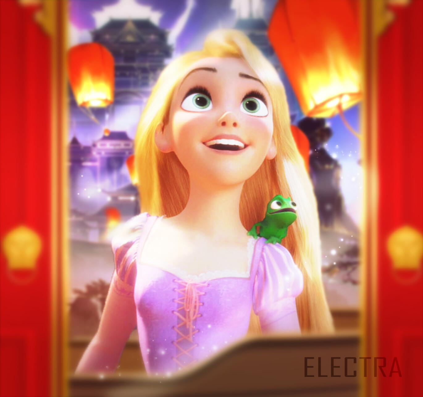 ArtStation - Rapunzel & the Lantern Festival