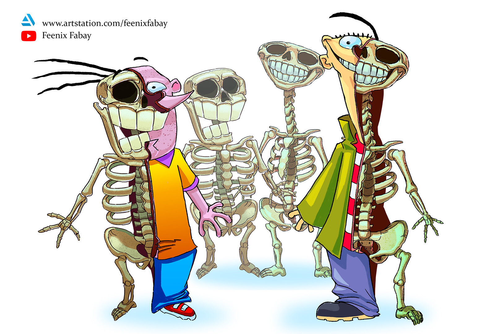ArtStation - Ed and Edd Bones!