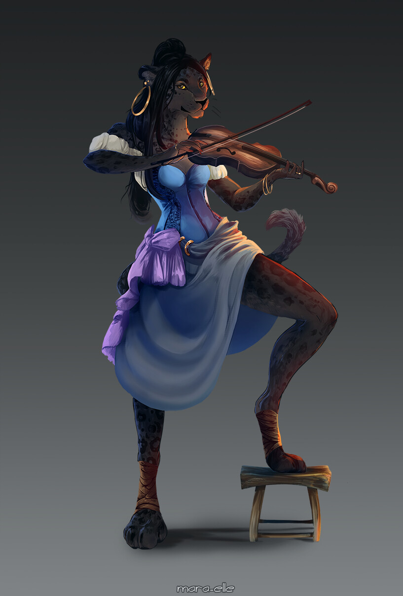 ArtStation - Jewel, the Bard [commission]