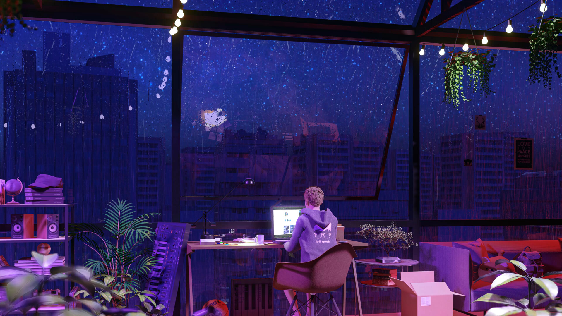 ArtStation - Late Night Studying