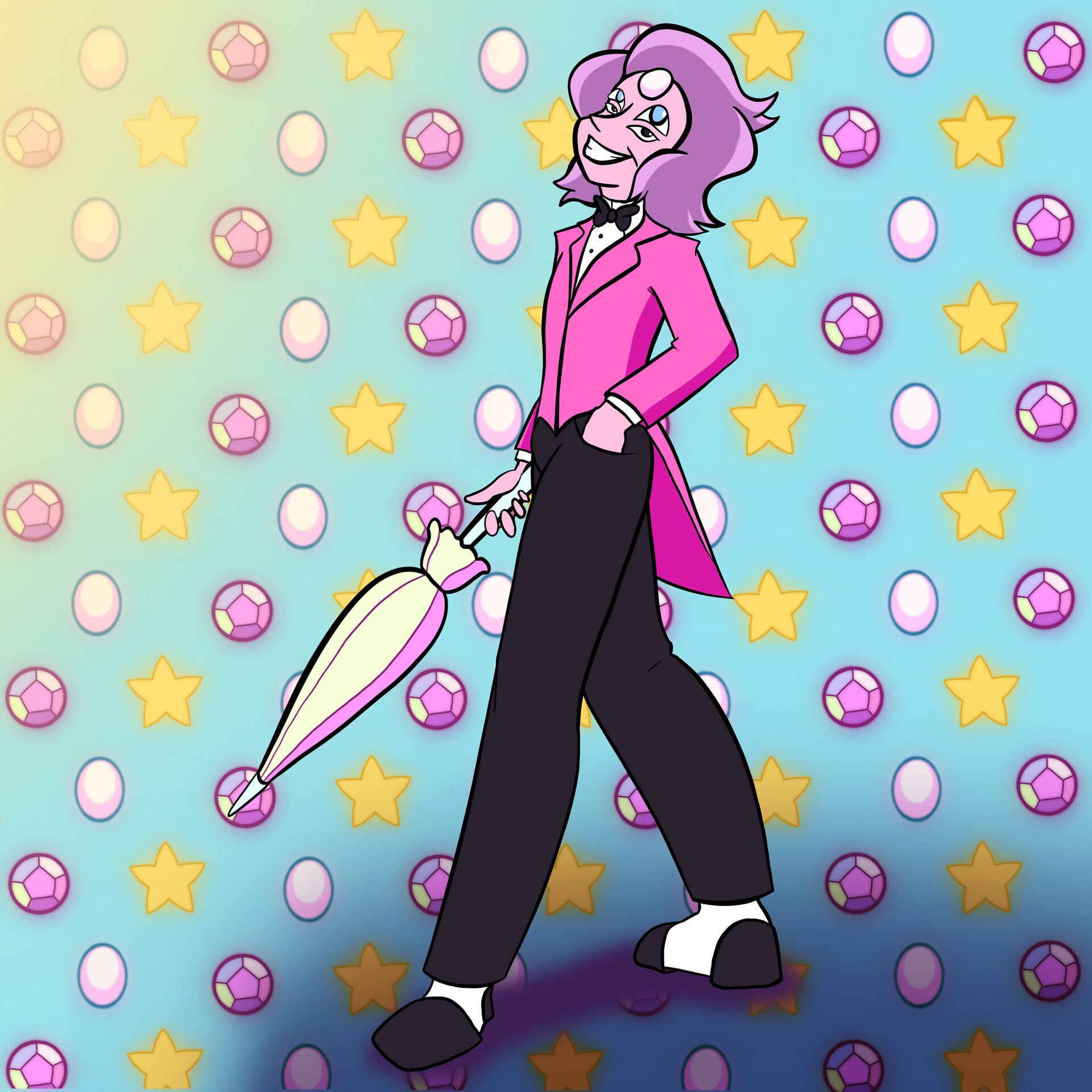 ArtStation - Rainbow Quartz 2.0 Tuxedo Edition