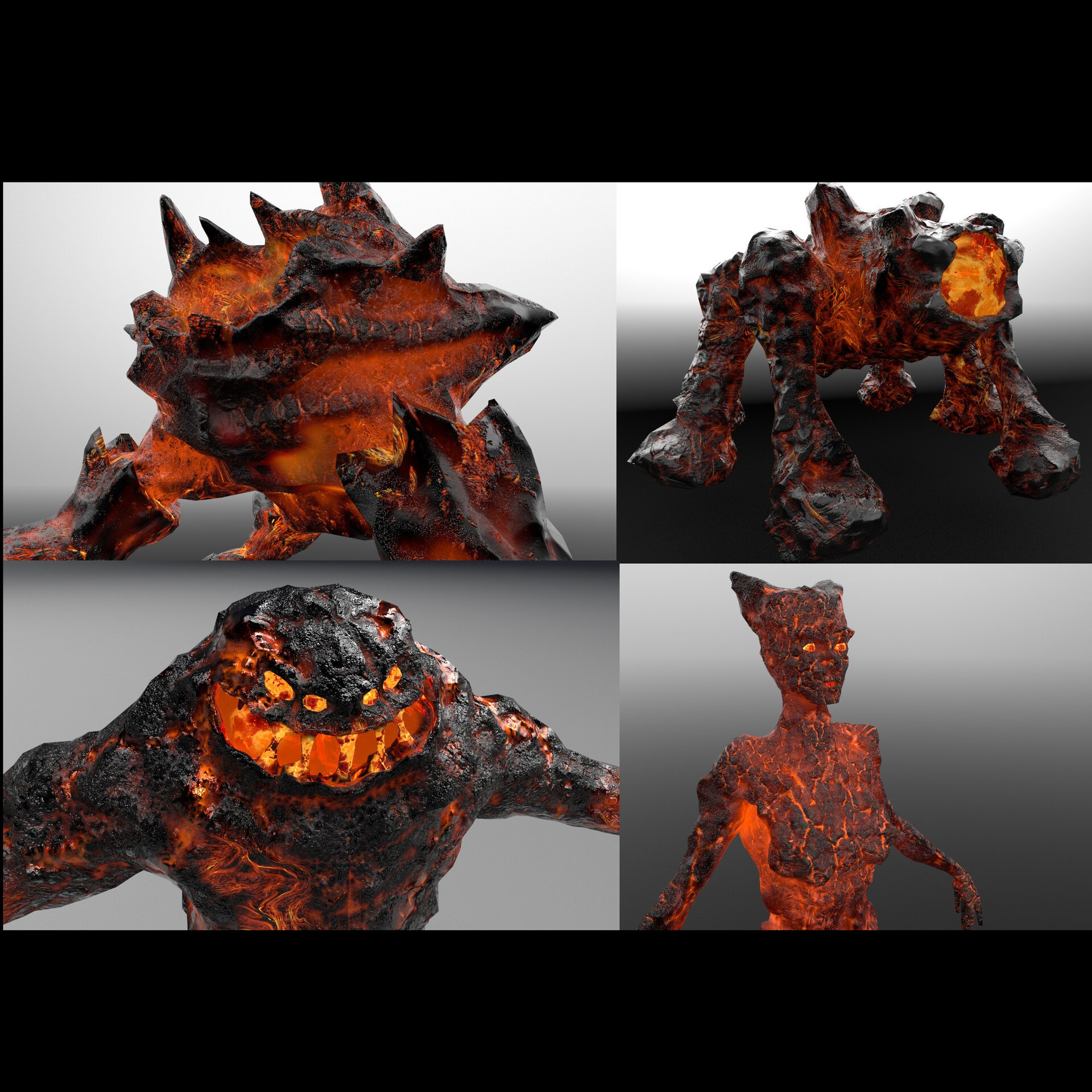 ArtStation - Lava monster