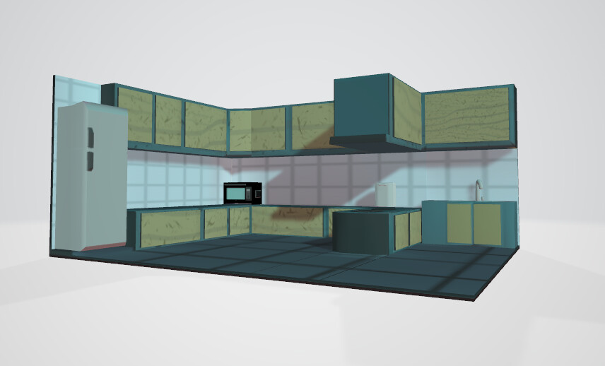 ArtStation - 3D Maya Model Project Assignment: My Dad's Kitchen