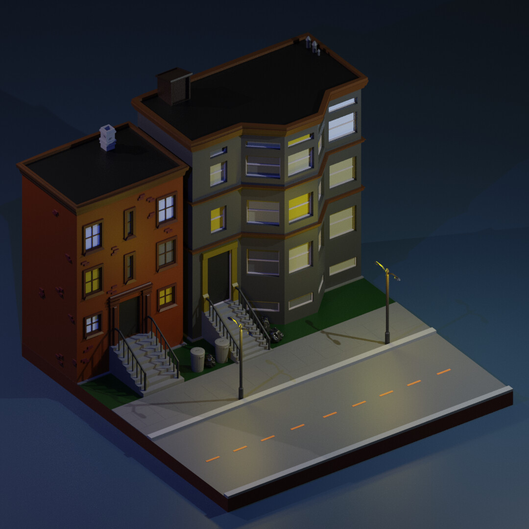 ArtStation - Isometric Scene