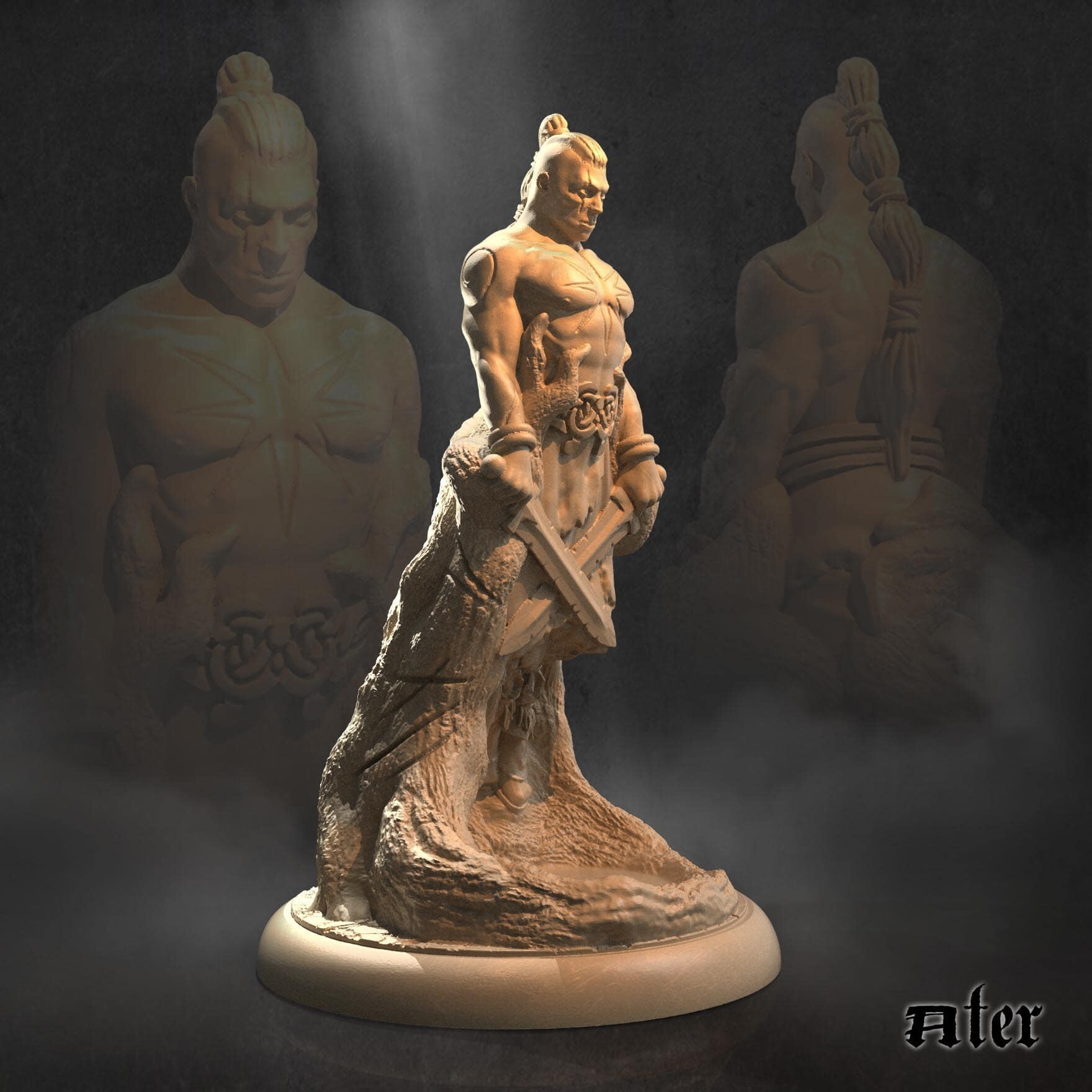 ArtStation - "God Summer" - digital sculpture