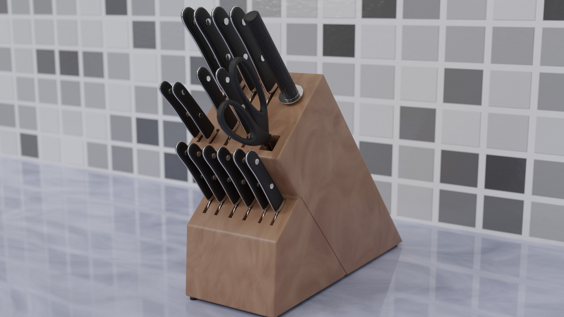 ArtStation - Daily Challenge Knife Block