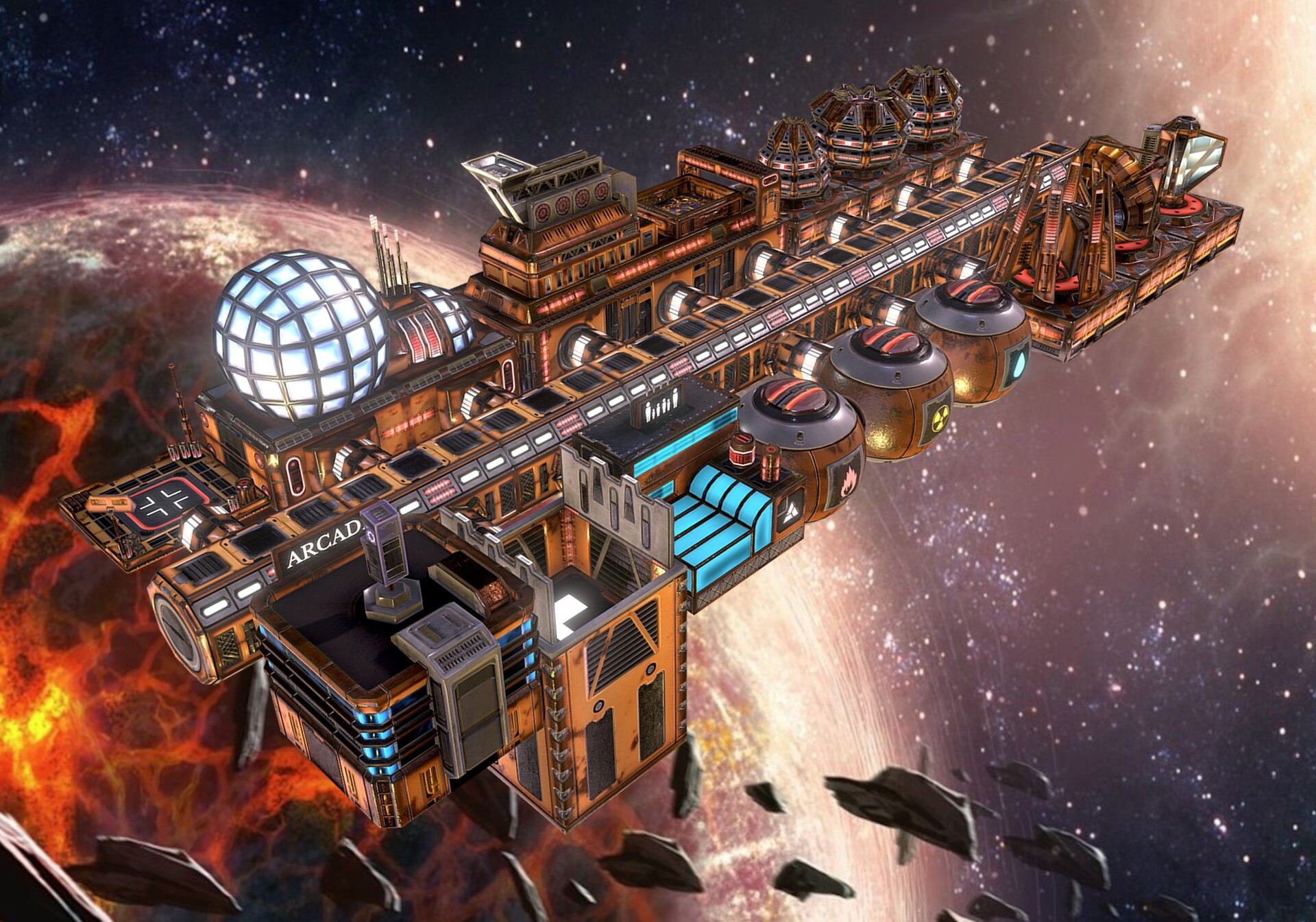 Marc Gauvin - Space Station Tycoon Concept (GameReady)