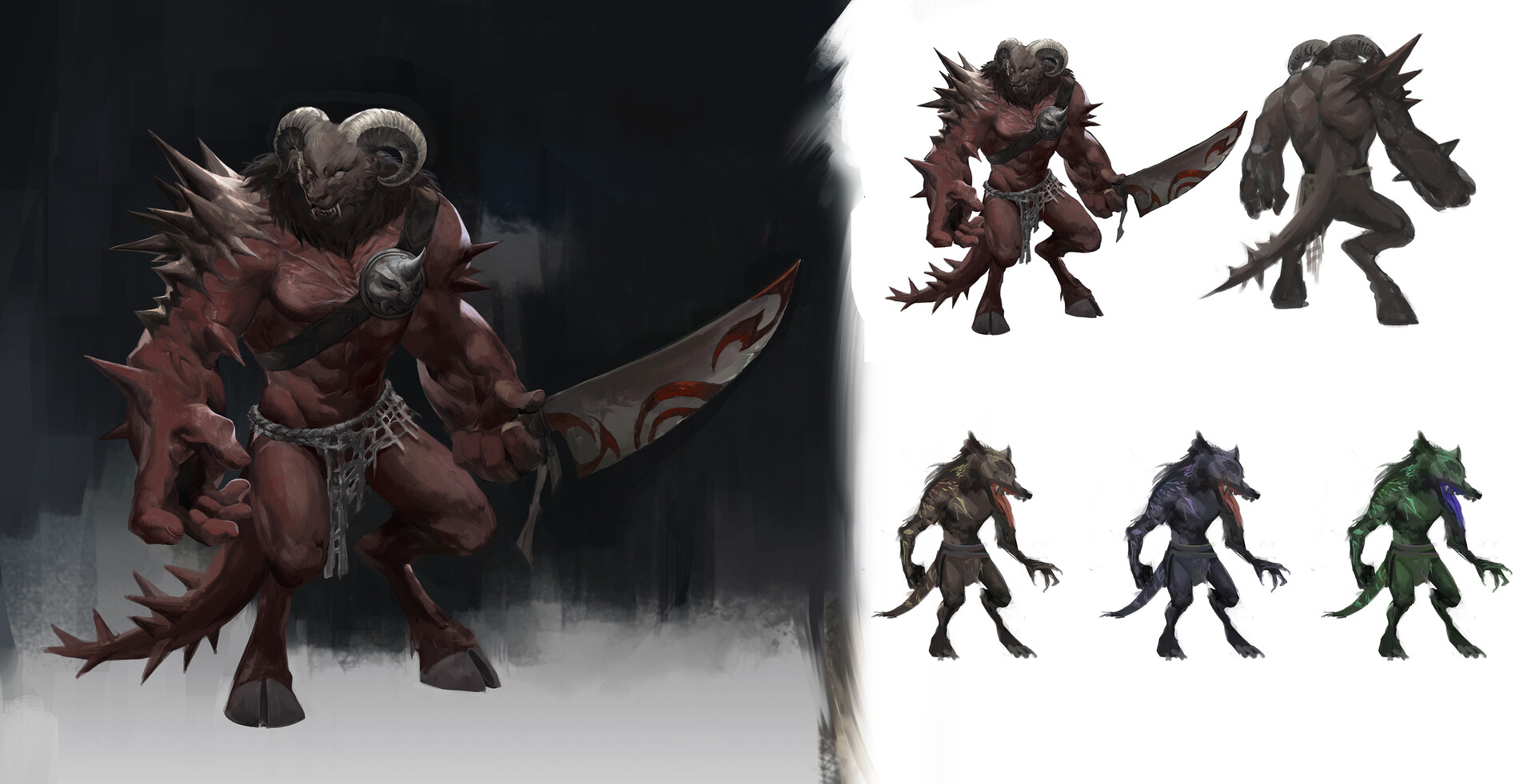 ArtStation - Orc Monster