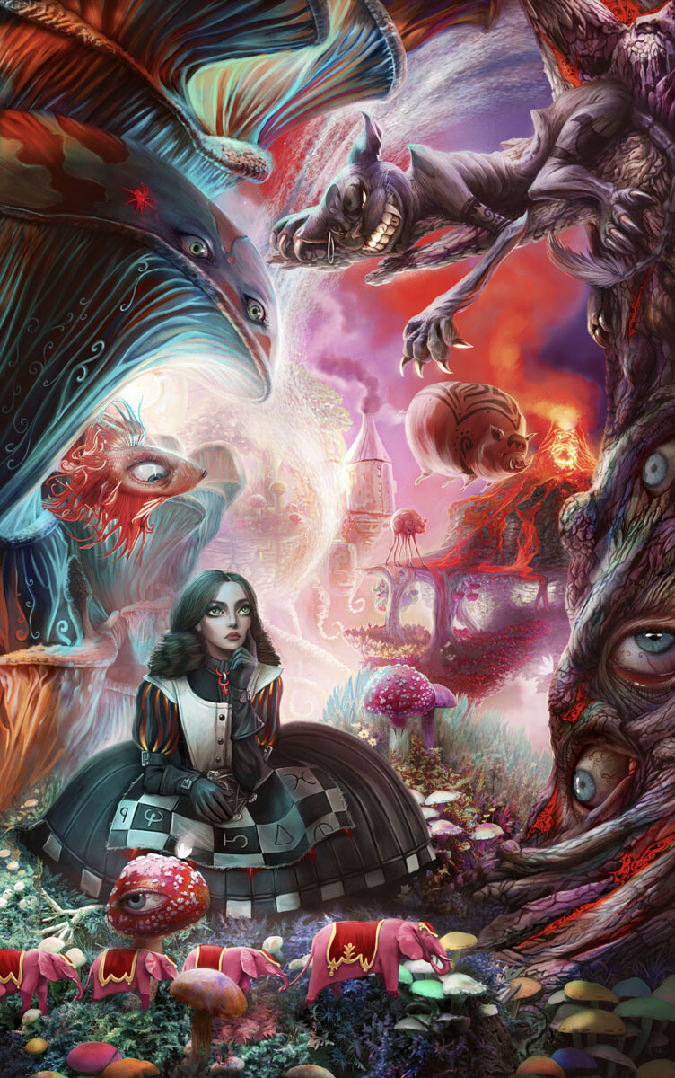 ArtStation - Alice meets Chesh