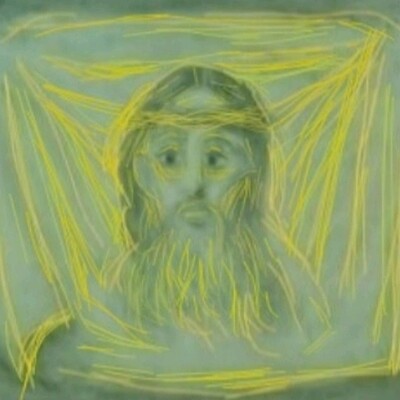 Self Portrait With Yellow Christ