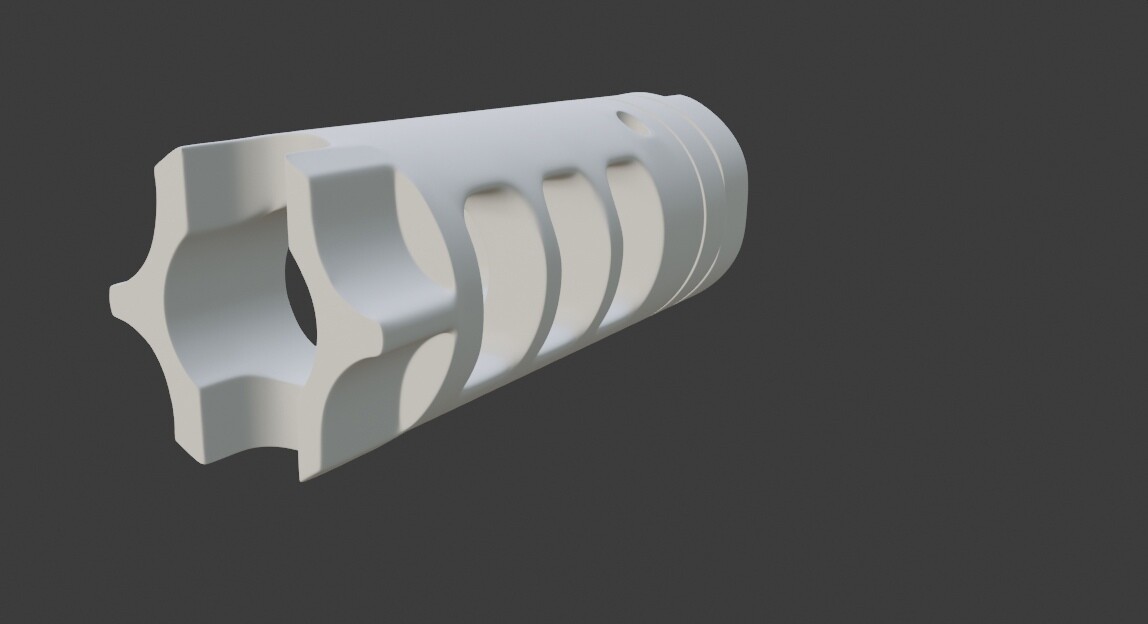 ArtStation - Muzzle brake
