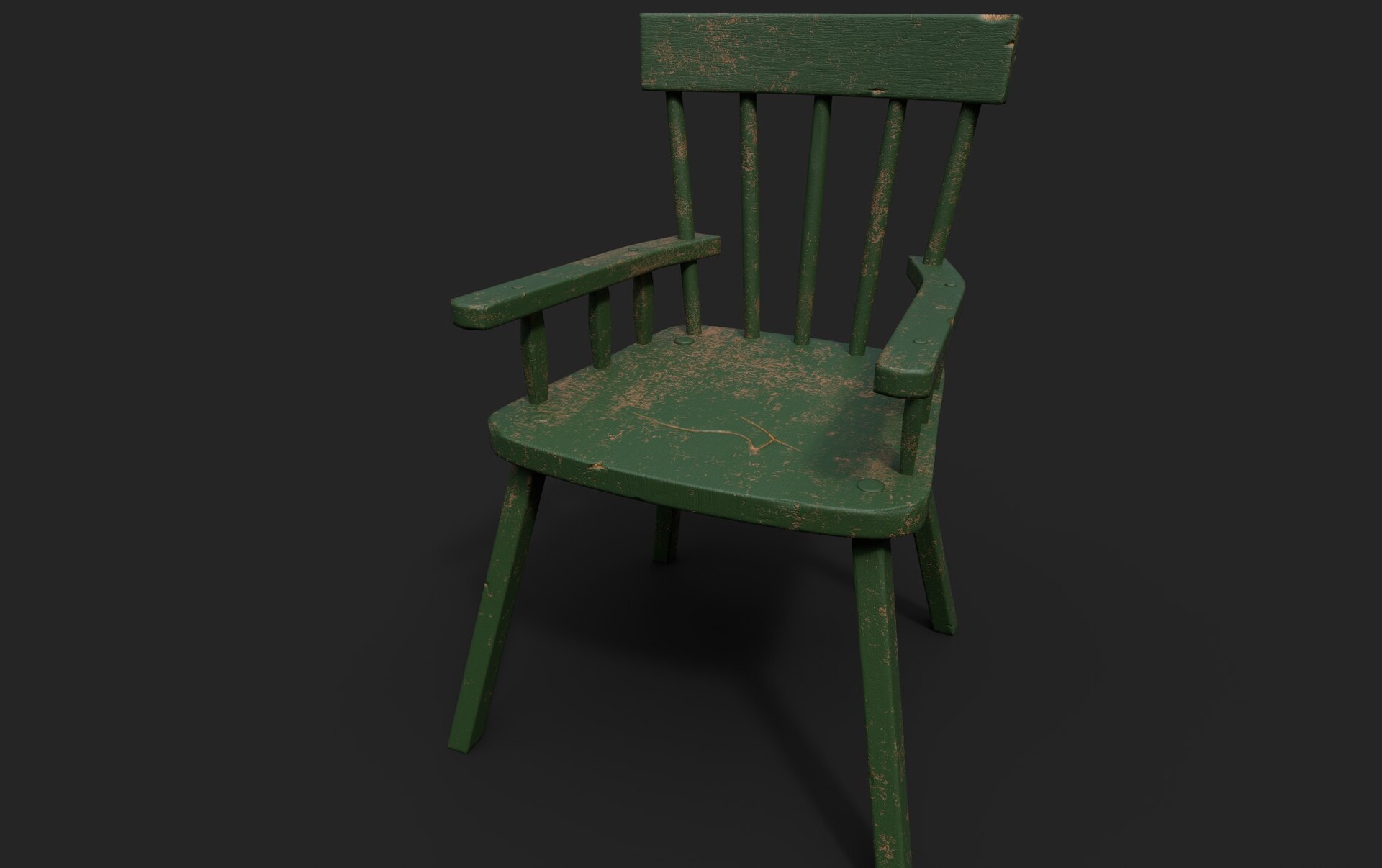 ArtStation - wooden chair