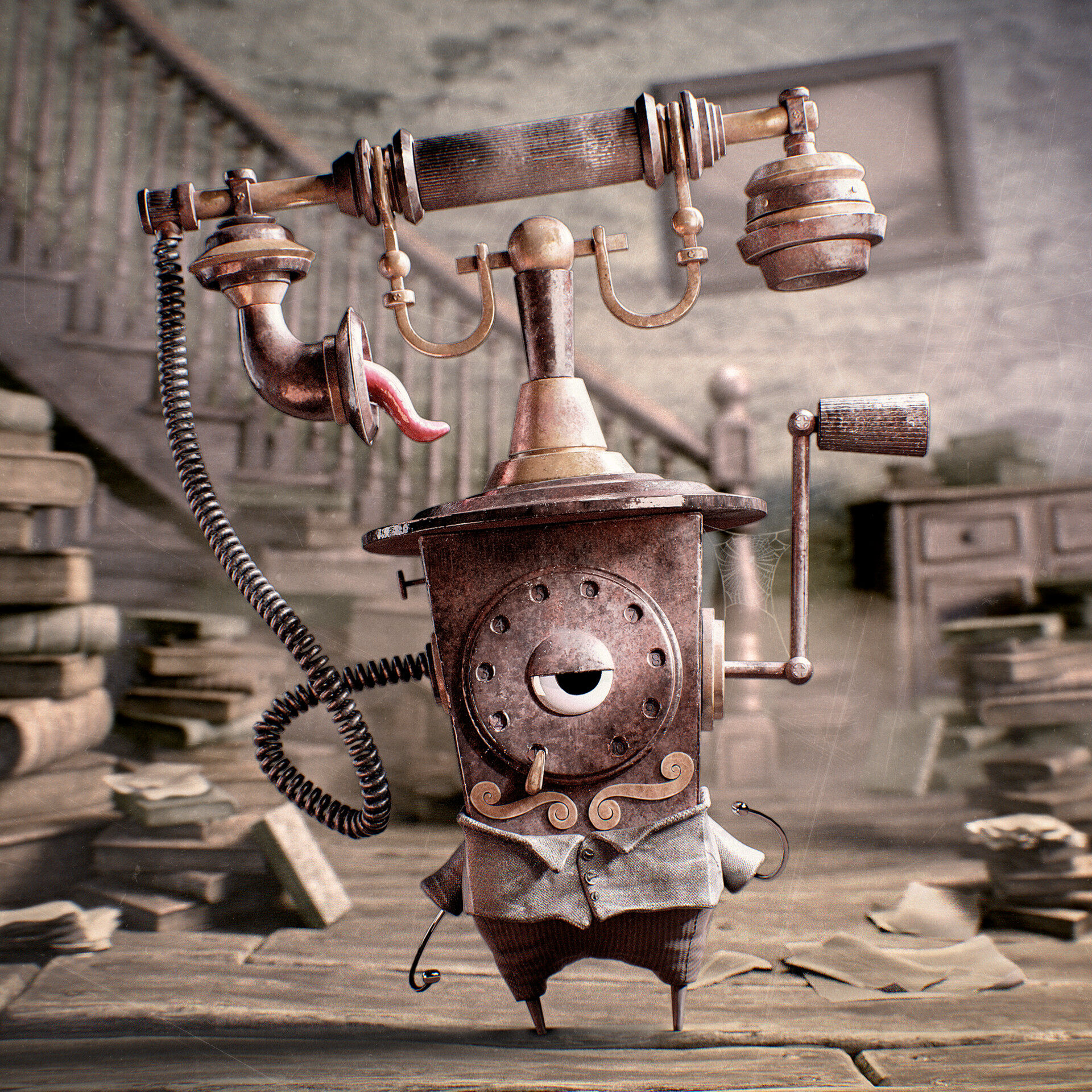 ArtStation - Old Phone