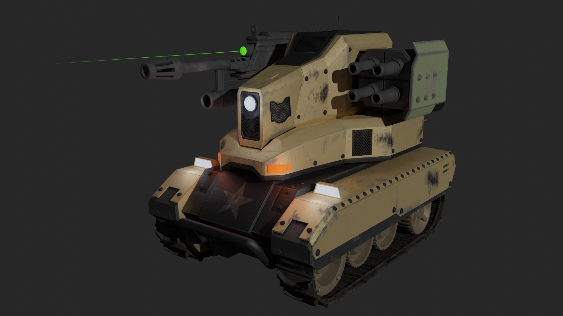 ArtStation - Robot Tank (A.G.R)